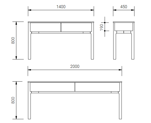 Aksel American Oak Console Table – PFS Furniture Sales Shop
